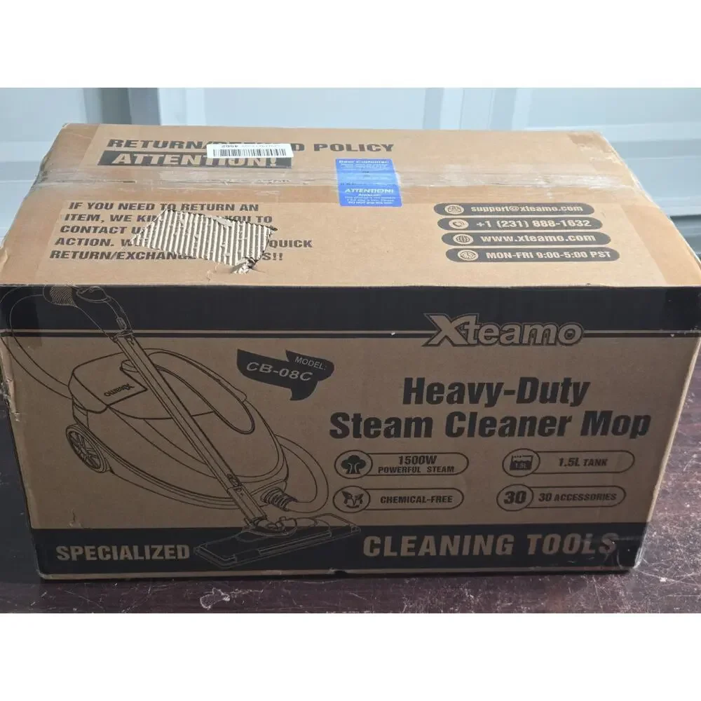 Xteamo | Other | Xteamo Cb8c Heavy Duty Steam Cleaner Mop 500w 15l Tank ...